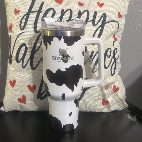 Stanley | Dining | New Stanley Cow Print 4 Ounce Tumblr | Poshmark